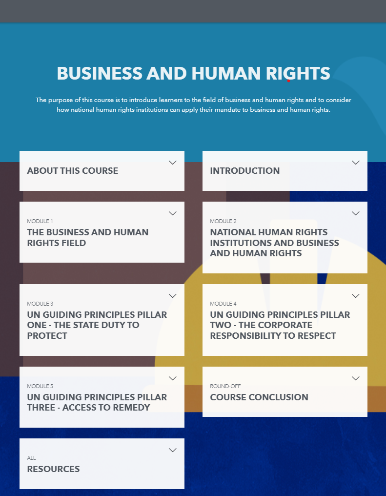 Business and Human Rights: E-course | The Danish Institute for Human Rights